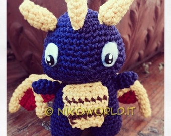 Crochet Pattern: Spyro and Ember Inspired Dragon Amigurumi PDF