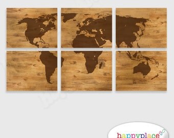 Wood grain print | Etsy