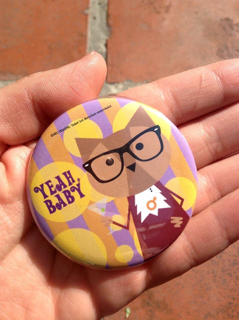 Austin Powers, pinback button 2.16 in – Funny Pinback Buttons For Everyone