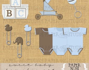 Baby blocks clip art | Etsy