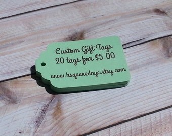 Popular items for personalized gift tags on Etsy