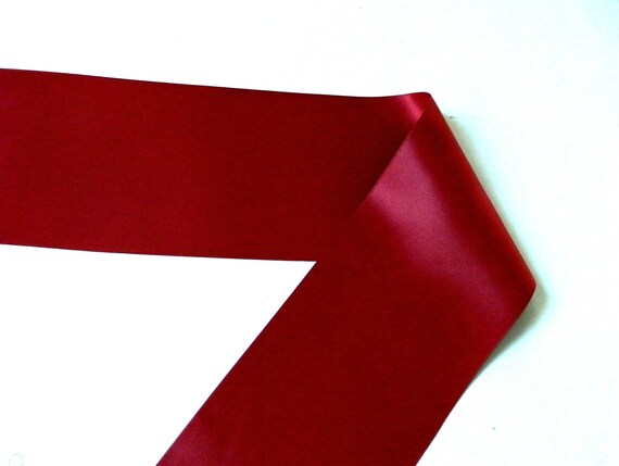 Items Similar To 4 Inch Satin Ribbon Double Sided Shown In Maroon items-similar-to-4-inch-satin-ribbon-double-sided-shown-in-maroon