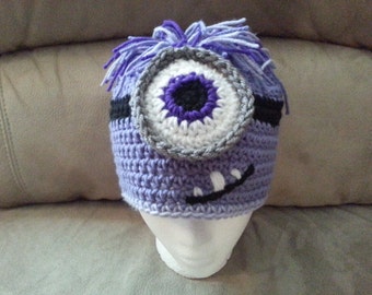 Popular items for evil minion hat on Etsy