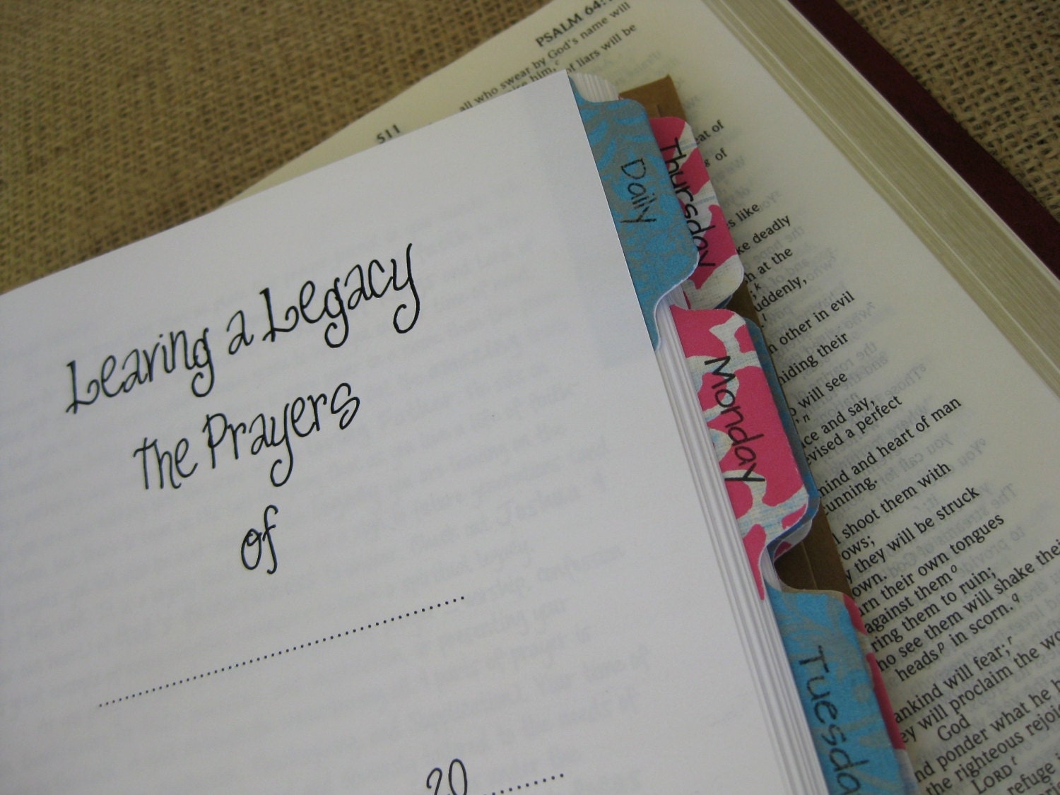 Legacy Prayer Journal Spiral-Bound Hot Pink by ThroneOfGrace