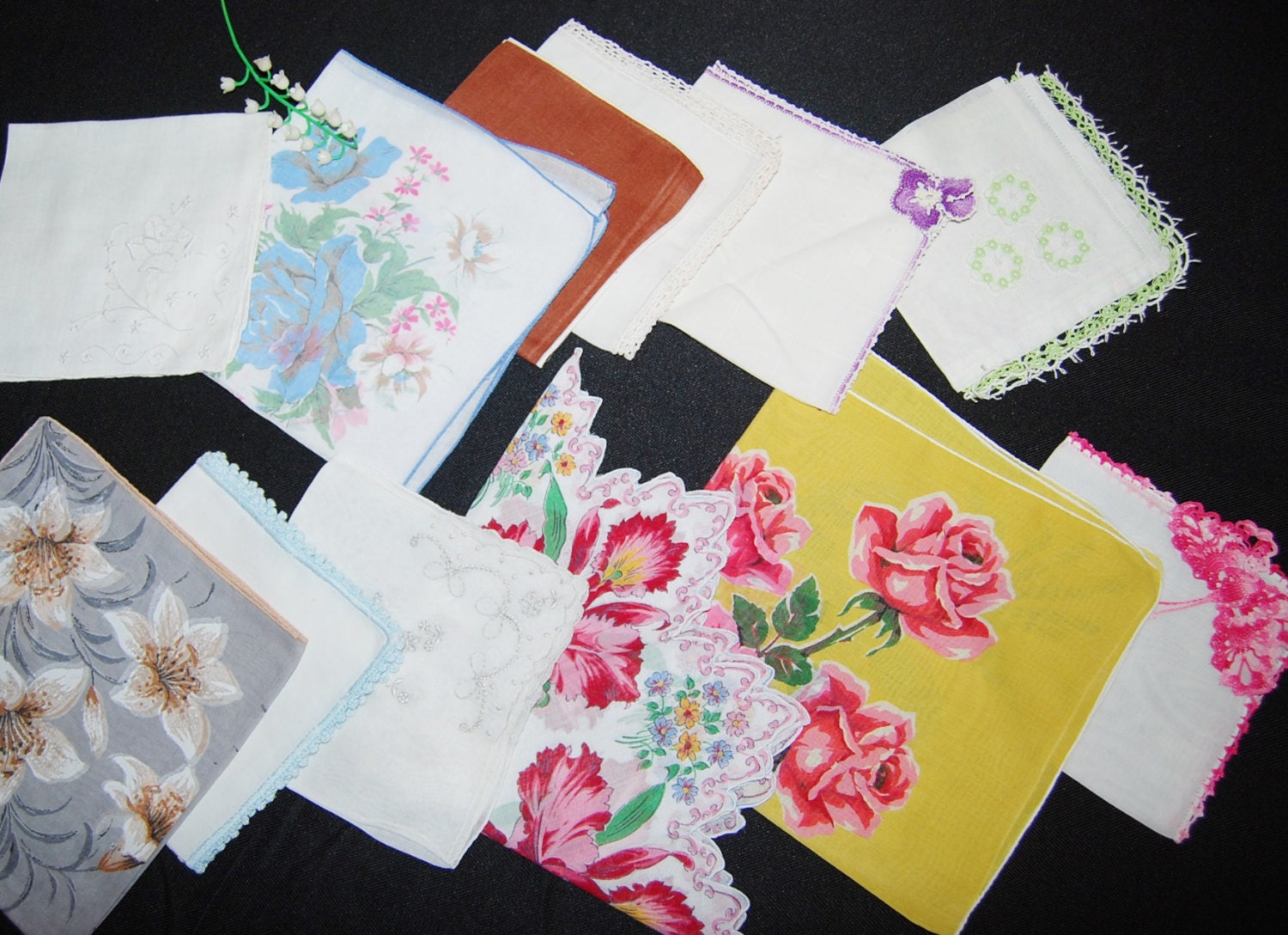 Handkerchief Pretties Mixed Collection of Twelve – Haute Juice