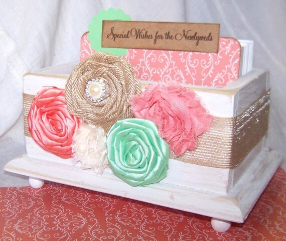 Items similar to Wedding Guest Book Box - Advice Box, Guest Book ...
