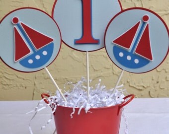 Sailboat centerpiece | Etsy