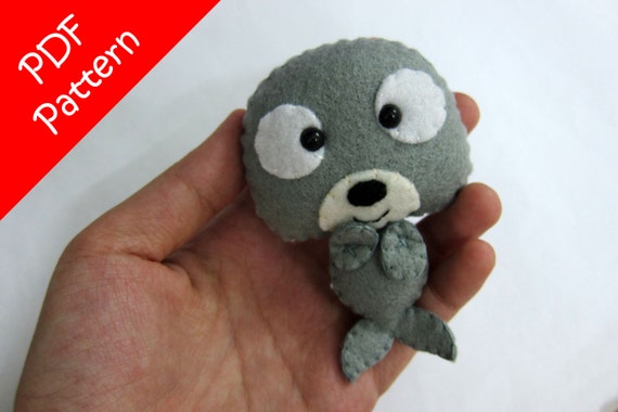 Seal Plush PDF Pattern Instant Digital Download
