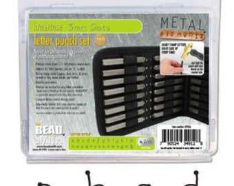 3 mm-Uppercase Typewriter Font Alphabet Letter Stamp