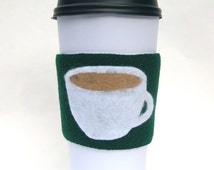Popular items for felt coffee cozy on Etsy