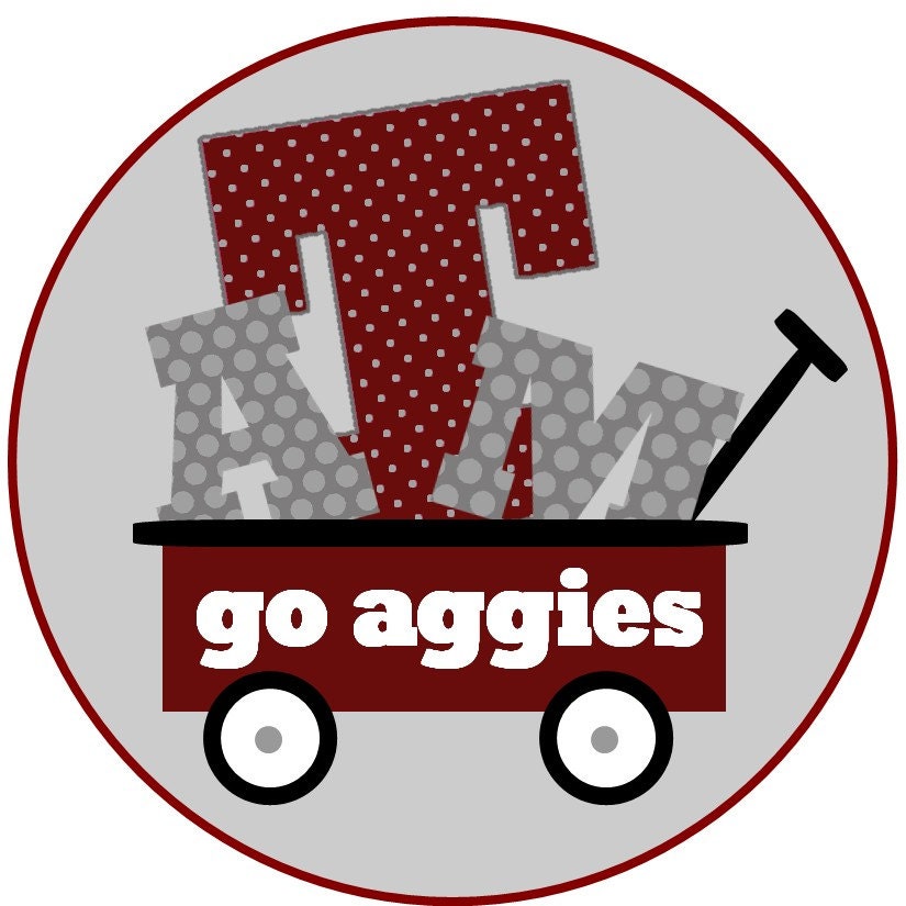 Texas A & M Aggies Sports Football go Aggies by GigglesToGo