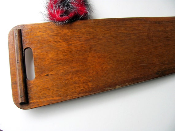 Vintage Pelt Stretcher Fur Hide Board Refinished Wood Wooden