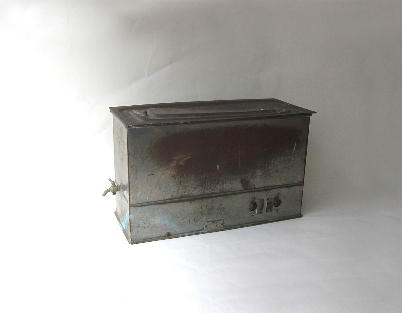 Antique 1920s Industrial copper Hecla autoclave hospital instrument ...