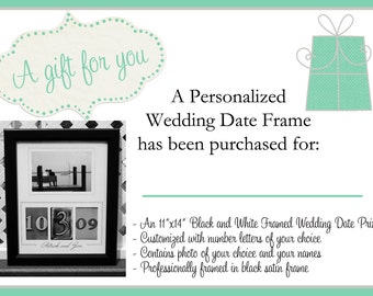 Items similar to Personalized Wedding Gift - Monogram Last Initial ...