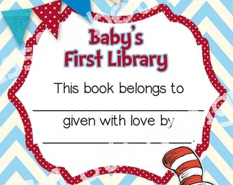 Baby first library | Etsy