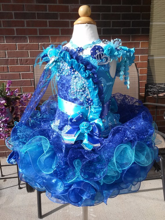 Items Similar To High Glitz Pageant Cupcake Dress 2t 3t 4t Ready To