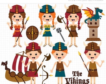 Popular items for viking clipart on Etsy