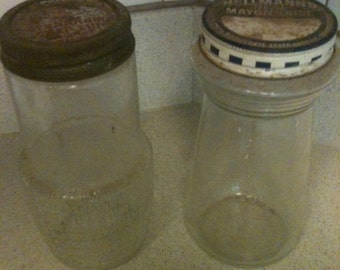 Items similar to Set of Vintage Jars on Etsy
