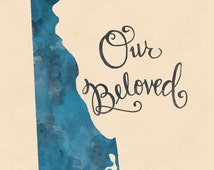 Popular items for delaware poster on Etsy