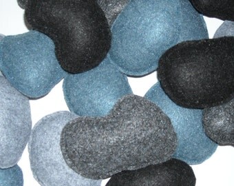Popular items for Felt Rocks on Etsy