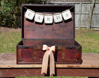 Popular items for suitcase card box on Etsy