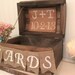 rustic wedding card box country wedding reception card box