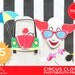 Circus Clown Photo Booth Props Photobooth Props Circus