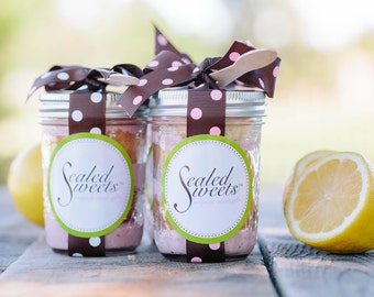 Sweet Lemon Cake in a Jar