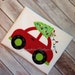 Christmas Tree Car Machine Embroidery Design