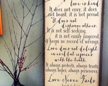 Popular items for 1 cor 13 on Etsy