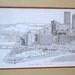 Nevin Robinson Framed Signed Print Pittsburgh Skyline III