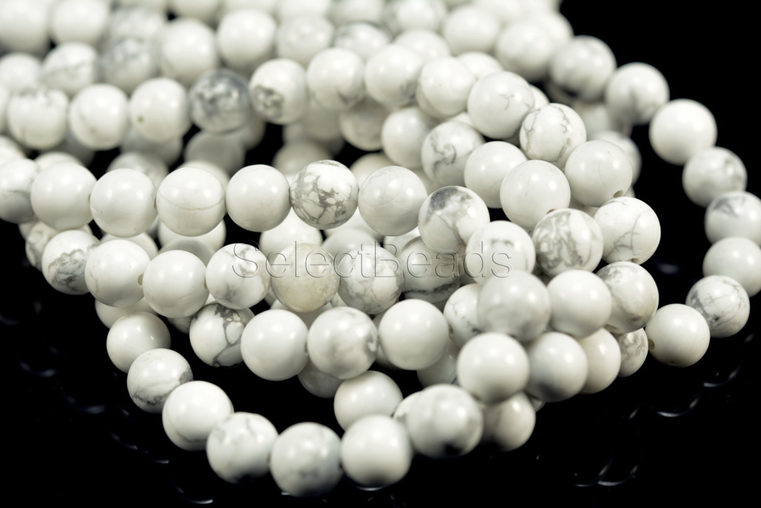 howlite white beads white stone beads white gemstone bead