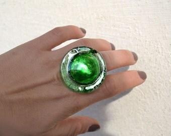 Drop of RED WINE reto ring nostalgic ring by JoannaJagoda on Etsy