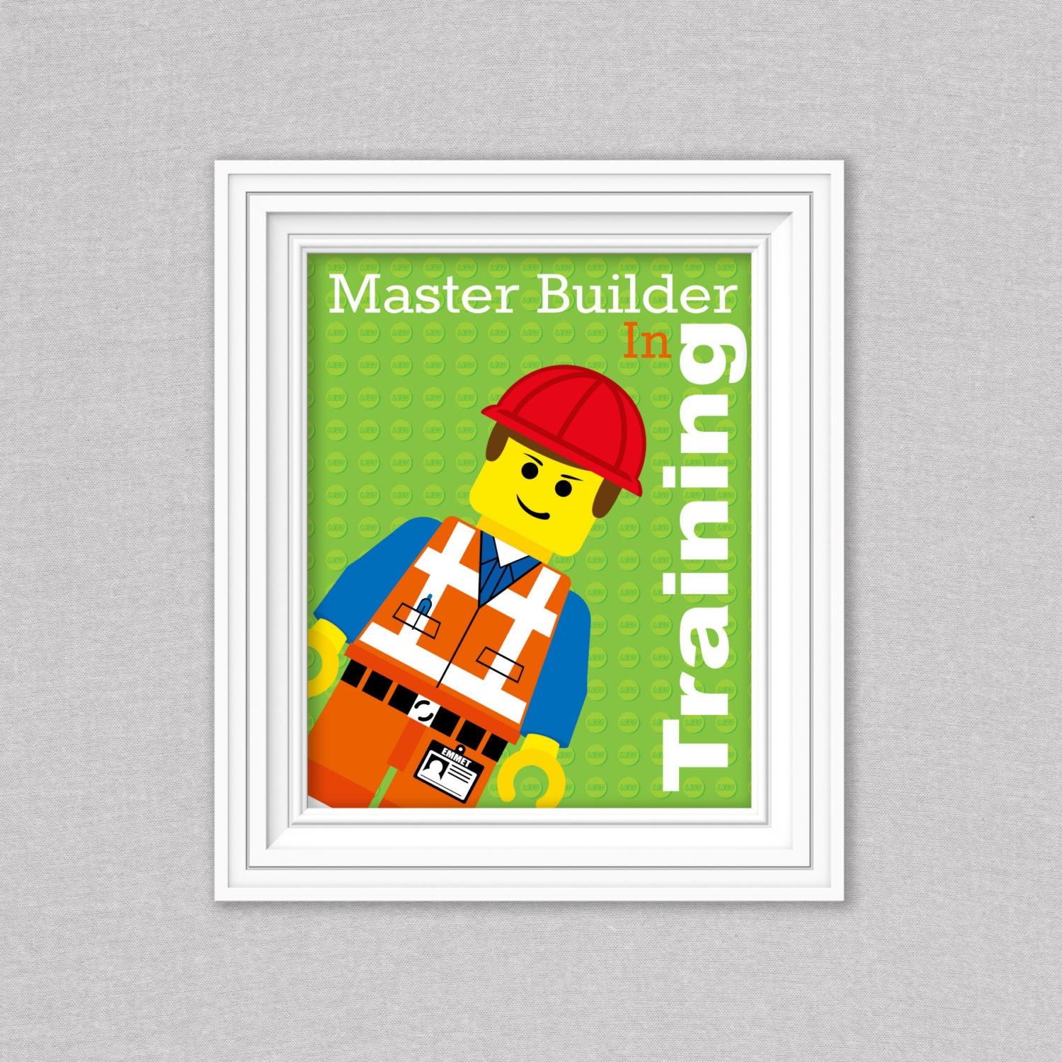 Lego Print Master Builder In Training by SimplyLoveCreations