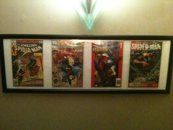 Customized Framed Comic Book Wall Art por DetroitComicArt en Etsy