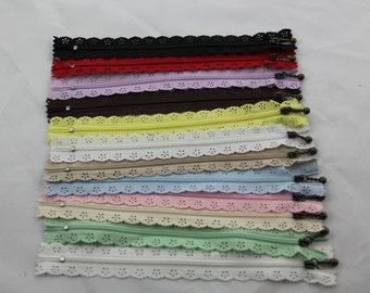 Popular items for lace zipper on Etsy