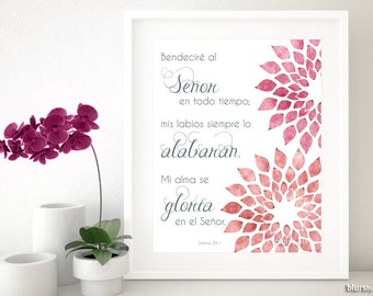 Popular items for spanish bible verse on Etsy