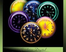 Unique fancy clock related items | Etsy