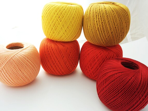 crochet cotton thread size 10 50g x 225m 3ply mercerized