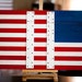 Hopkinson Wood Flag American Flag American Wood Flag US