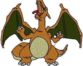 Pokemon Charizard patch Pokemon iron on patch Pokemon applique Cartoon ...
