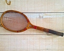 Popular items for wood tennis racket on Etsy