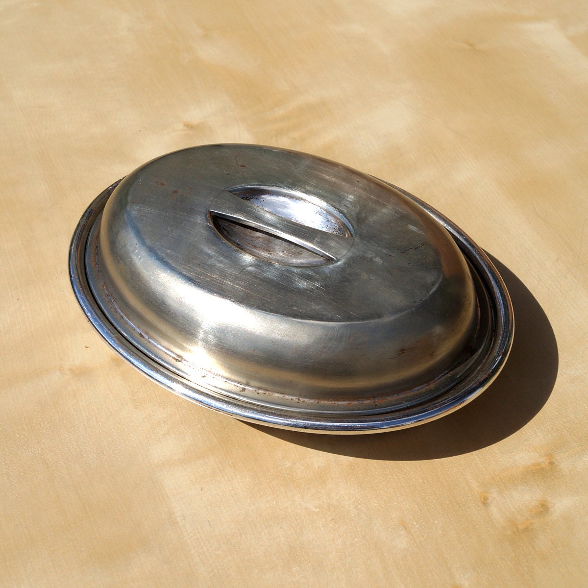 Two section stainless steel dinner / meal plate / bowl with lid – Haute ...