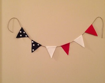 Mini Patriotic Bunting Banner