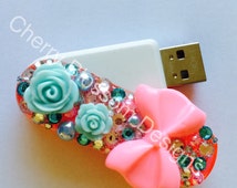 Hand decorated USB memory stick 4GB