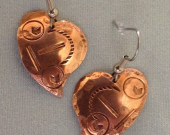 Items similar to Handstamped Copper Quotation Necklace on Etsy