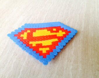 Superman perler bead design! Free shipping
