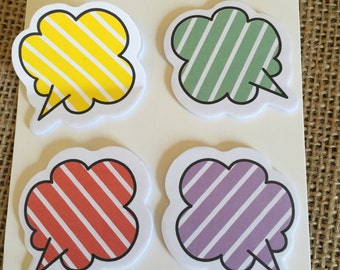 Lined Thought Bubble Sticky