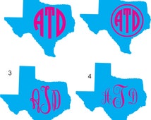 Popular items for texas monogram on Etsy