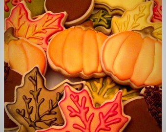 Popular items for fall cookies on Etsy